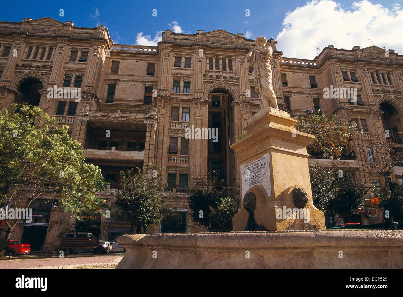 Balluta Buildings, a historical and ornate block of apartments in ...