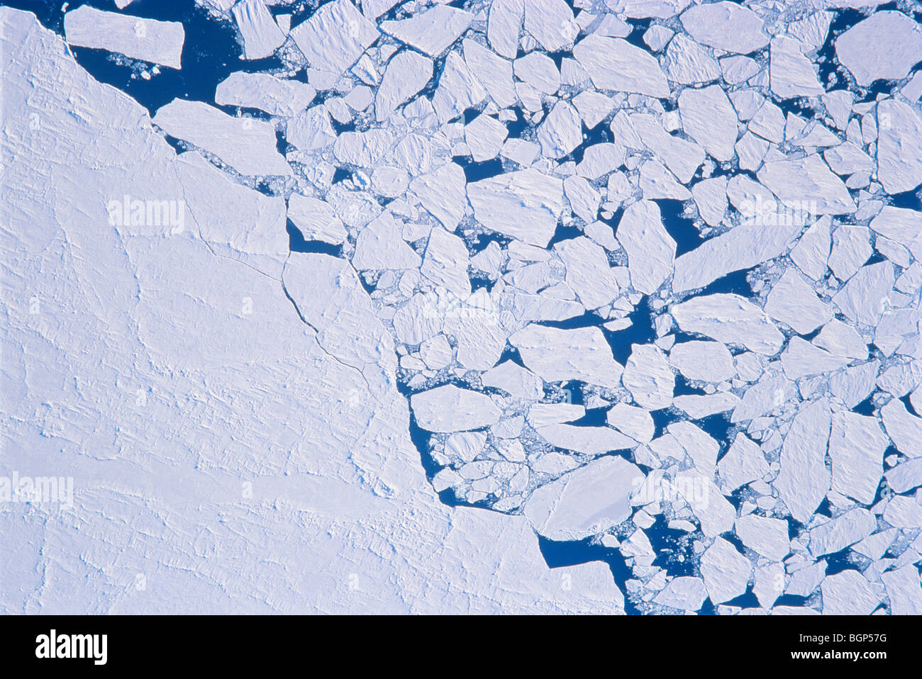 Pack ice, Greenland Stock Photo - Alamy