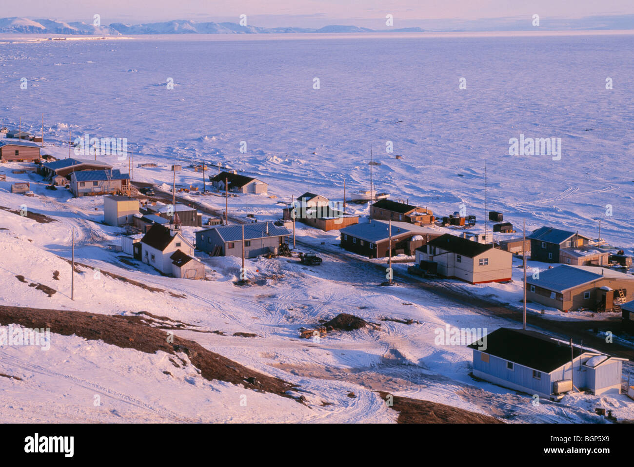 The Inuit Village Of Pond Inlet High Resolution Stock Photography and ...