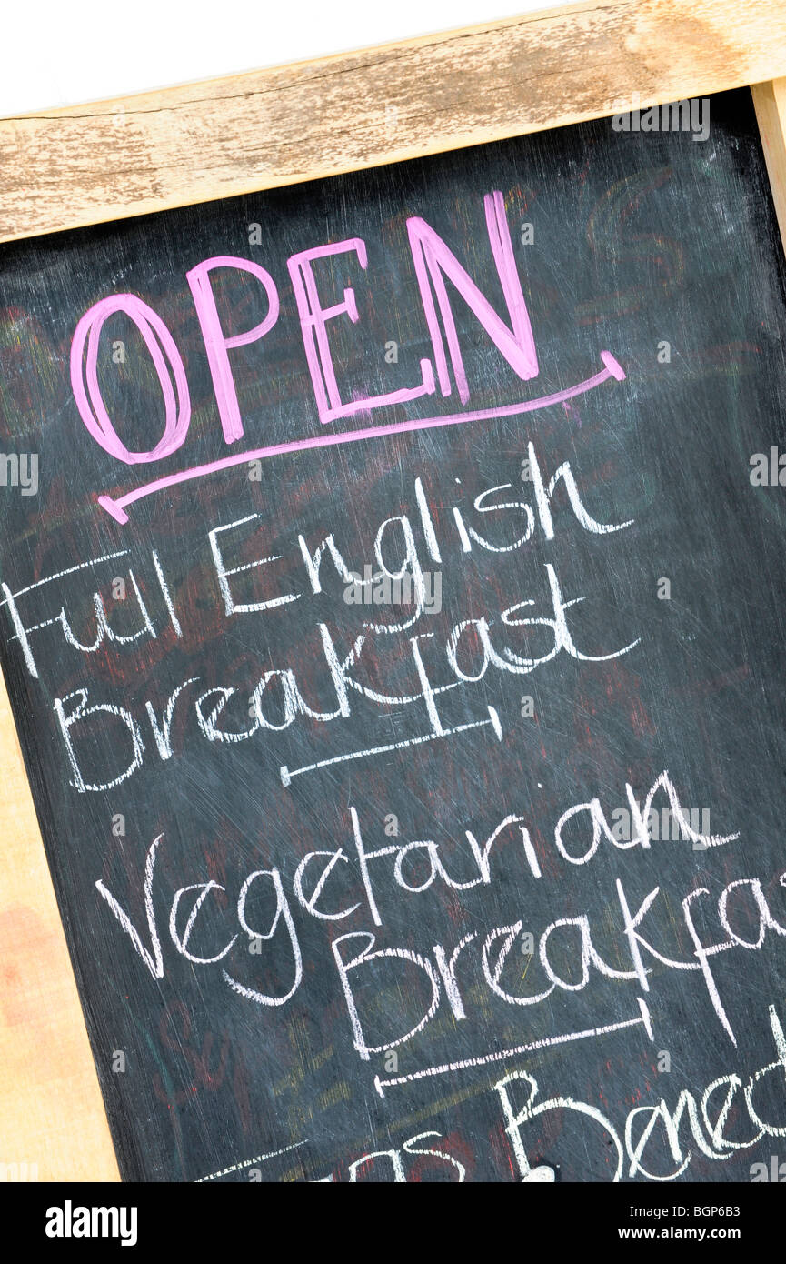 Full english breakfast sign hi-res stock photography and images - Alamy