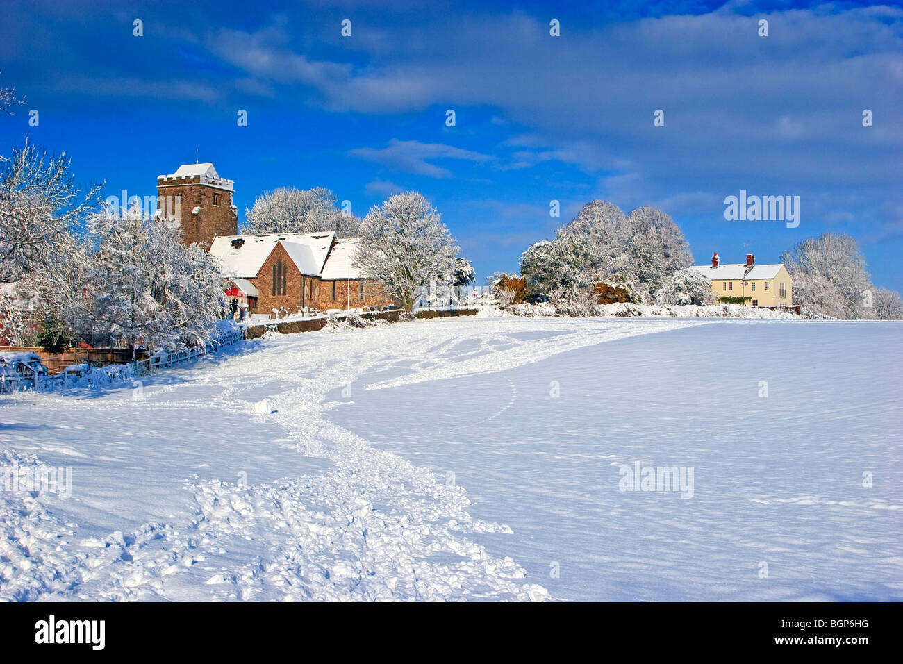 Sussex snow scene hi-res stock photography and images - Alamy