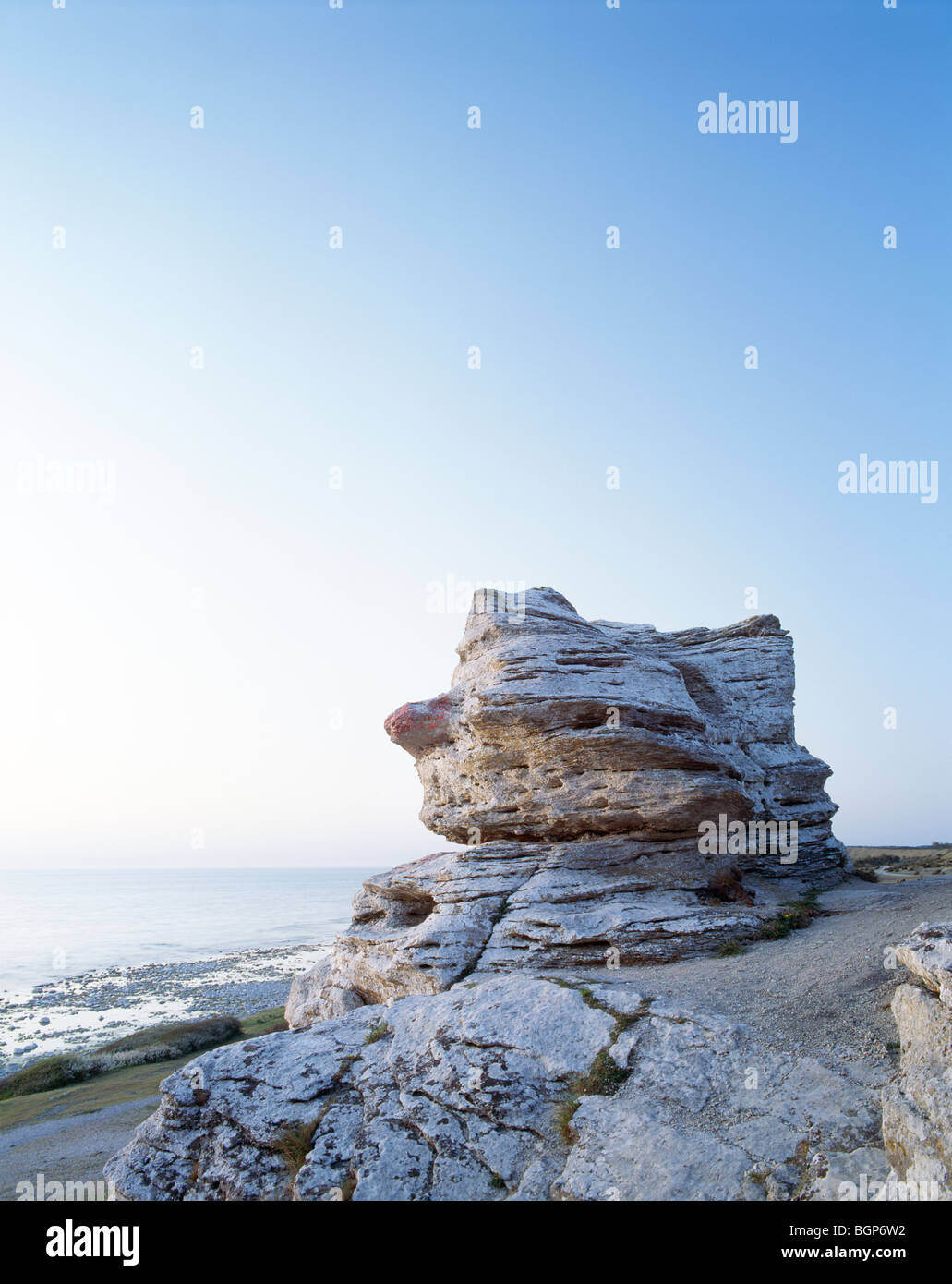 Rock formation, Gotland, Sweden Stock Photo - Alamy