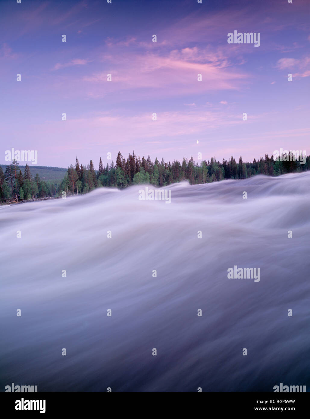 Water in a river, Sweden Stock Photo - Alamy