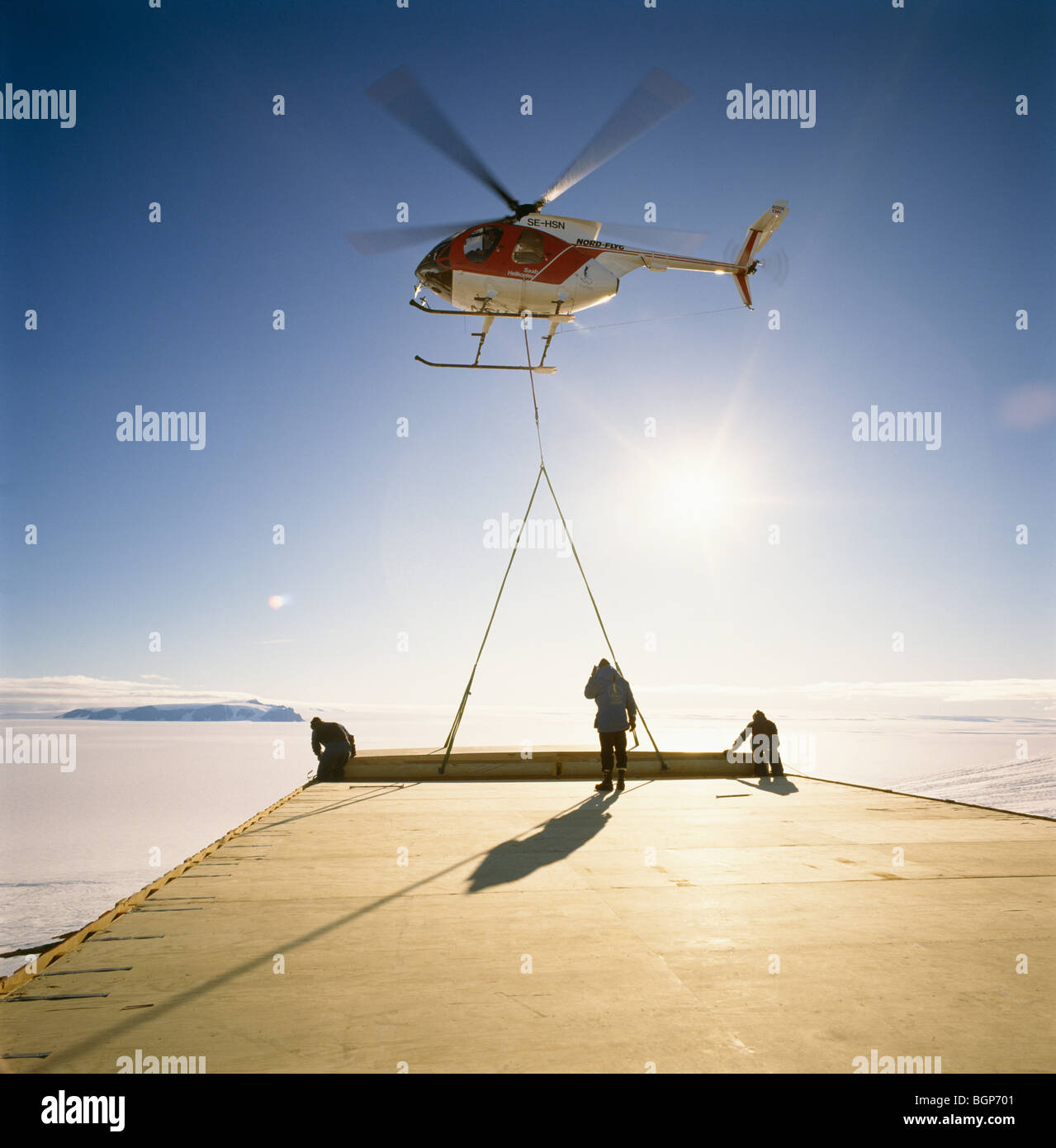 Helicopter, the Antarctic Stock Photo - Alamy