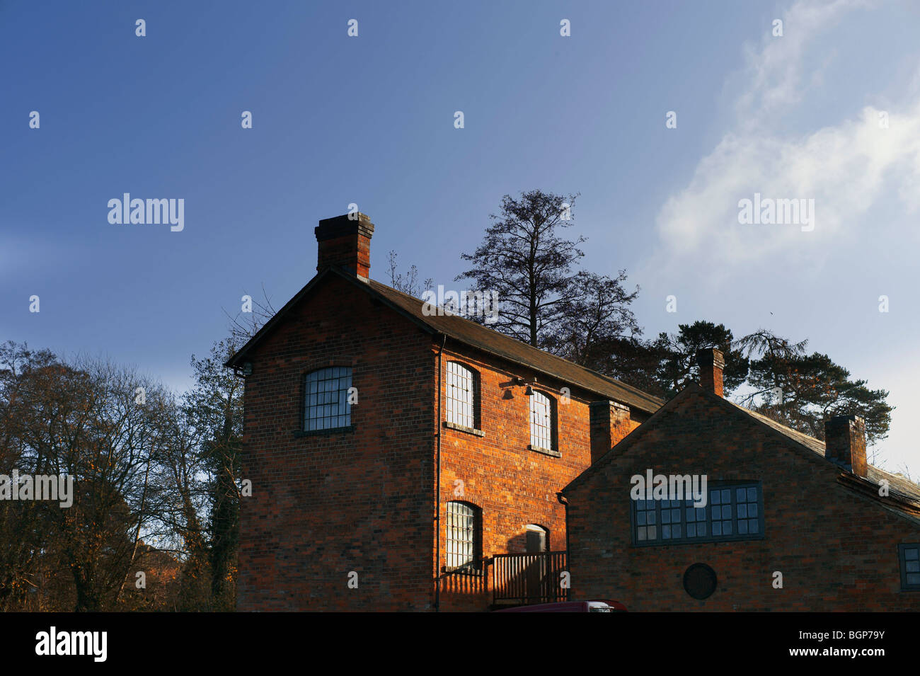 old industrial buildings at the national needle museum in redditch ...
