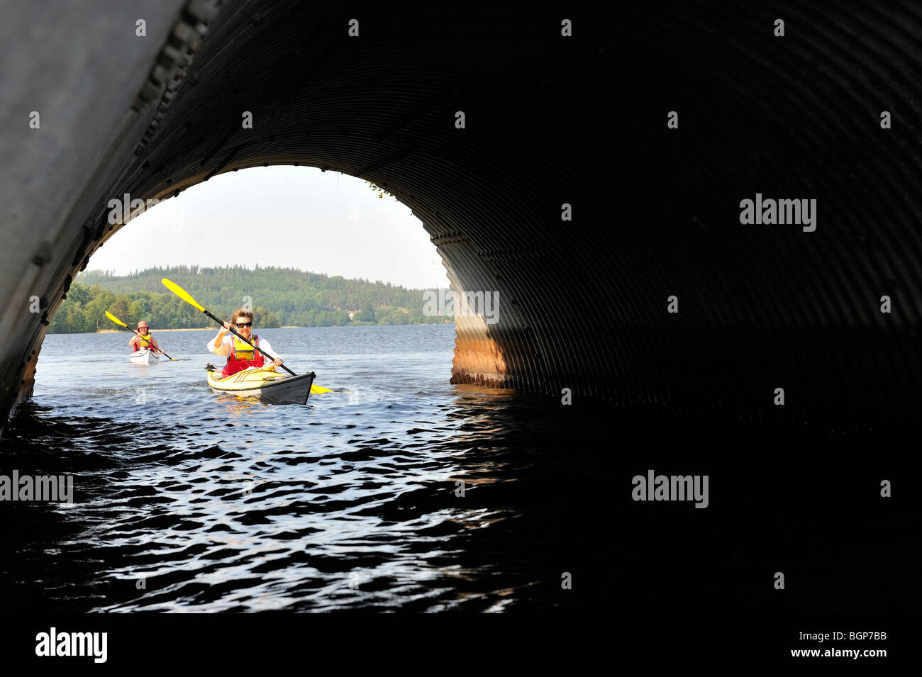 Kayak paddling in a tunnel hi-res stock photography and images - Alamy