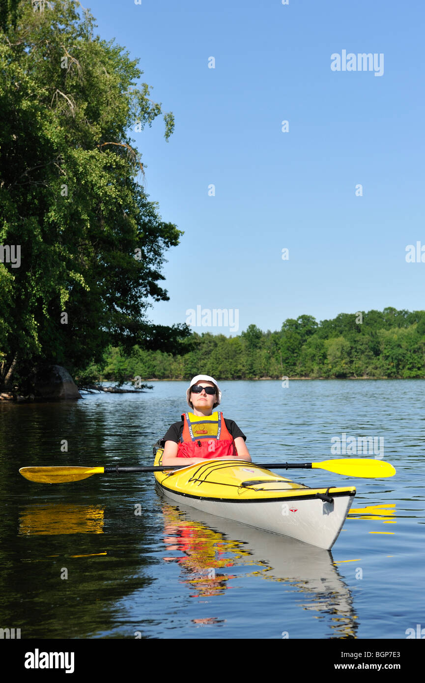 A paddler, Sweden Stock Photo - Alamy