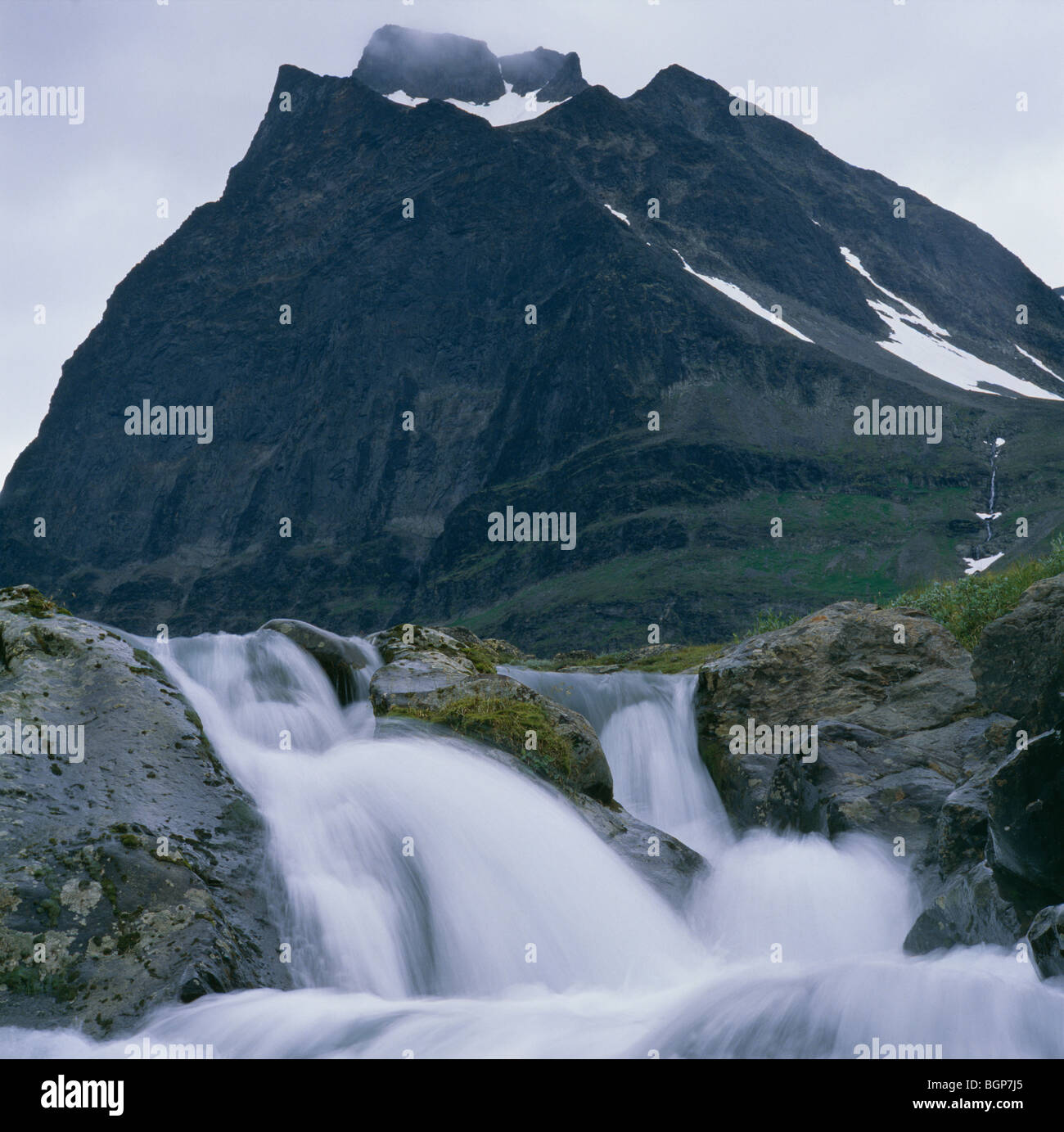 A mountain stream, Kebnekaise, Lapland, Sweden Stock Photo - Alamy