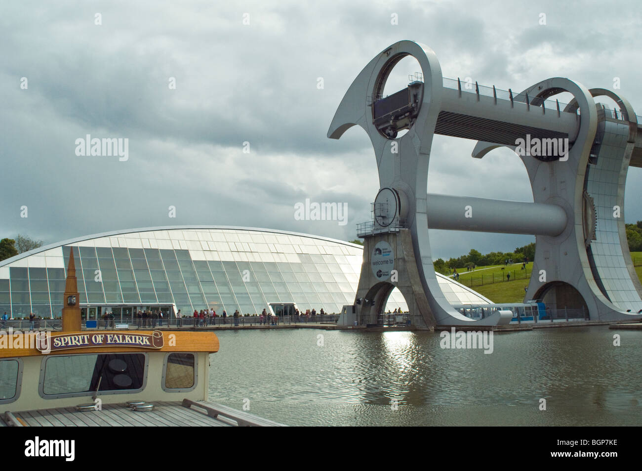 The falkirk wheel boatlift hi-res stock photography and images - Alamy