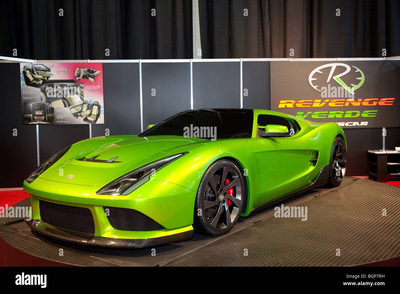 Revenge Verde Supercar Stock Photo - Alamy