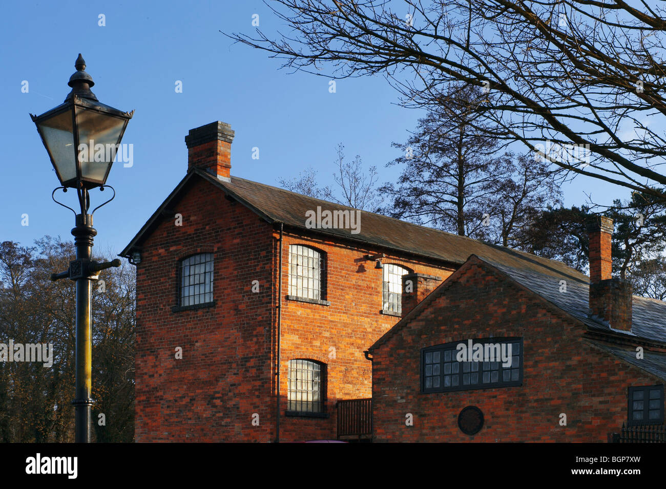 old industrial buildings at the national needle museum in redditch ...