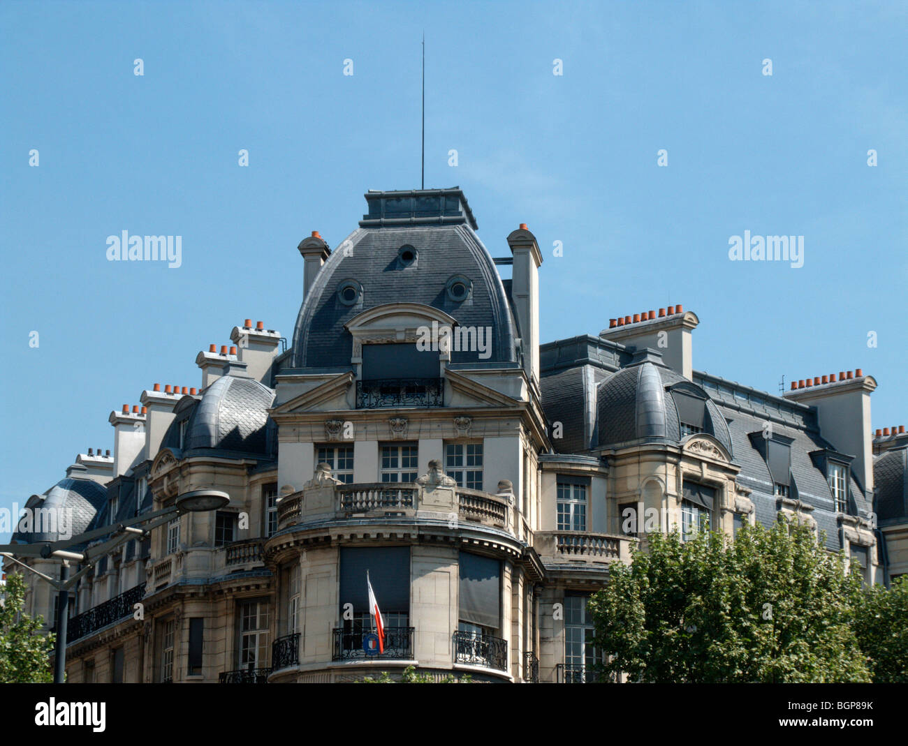 Classic building. Avenue des Champs-Élysées. Paris. France Stock Photo ...