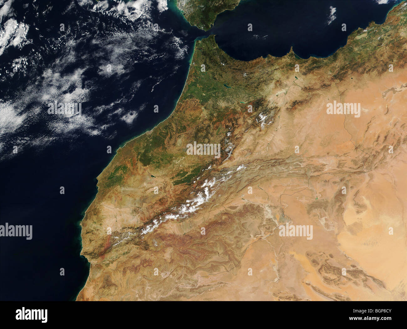 Satellite images of desert hi-res stock photography and images - Alamy