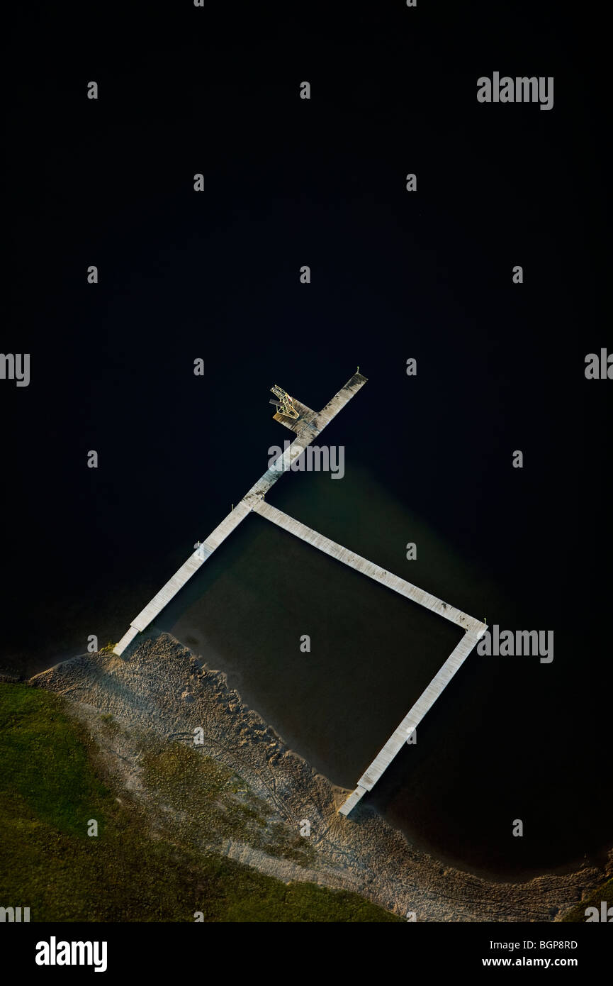 Beach jetty aerial hi-res stock photography and images - Alamy