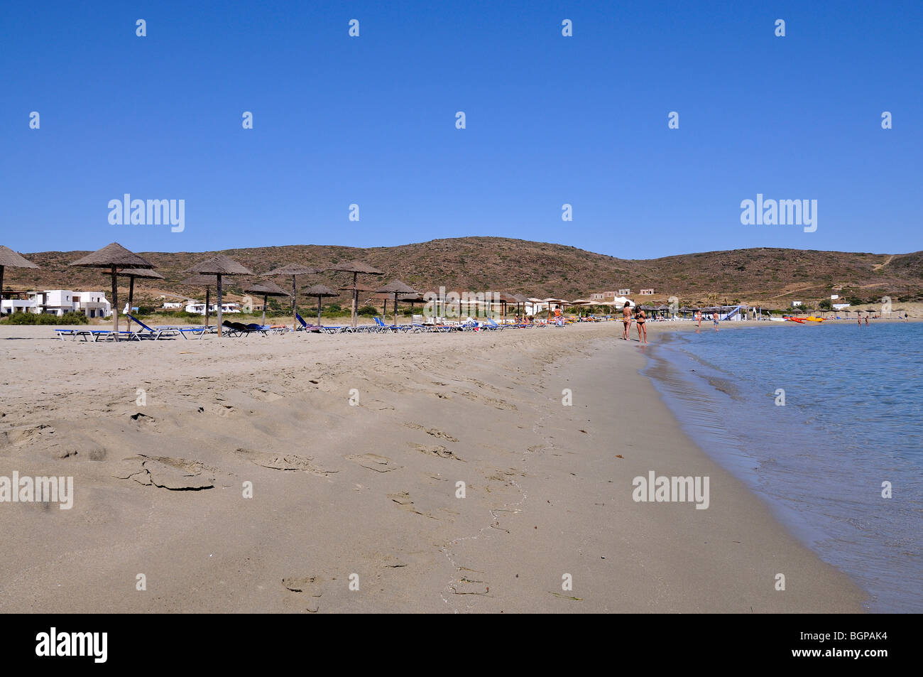 Maganari beach, Ios island, Greece Stock Photo - Alamy