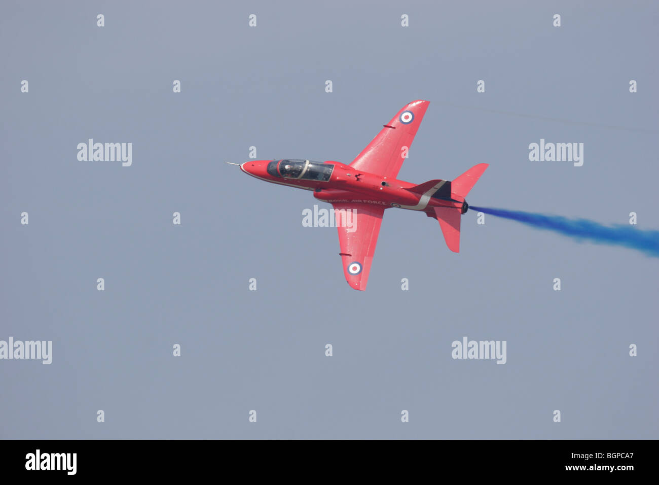 Red Arrows Royal Air Force Aerobatic Team perform precision aerobatic ...