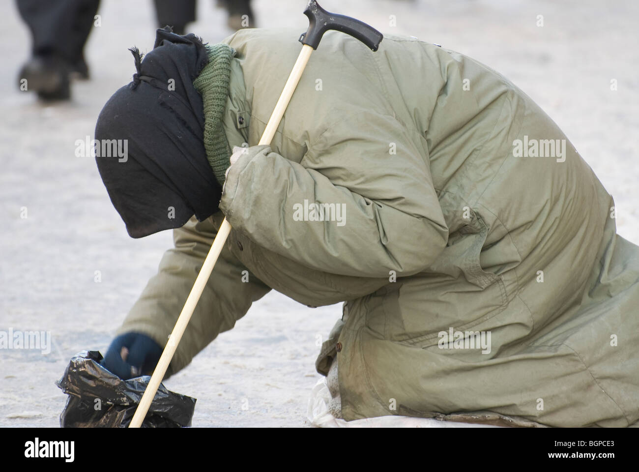 Moscow poverty hi-res stock photography and images - Alamy