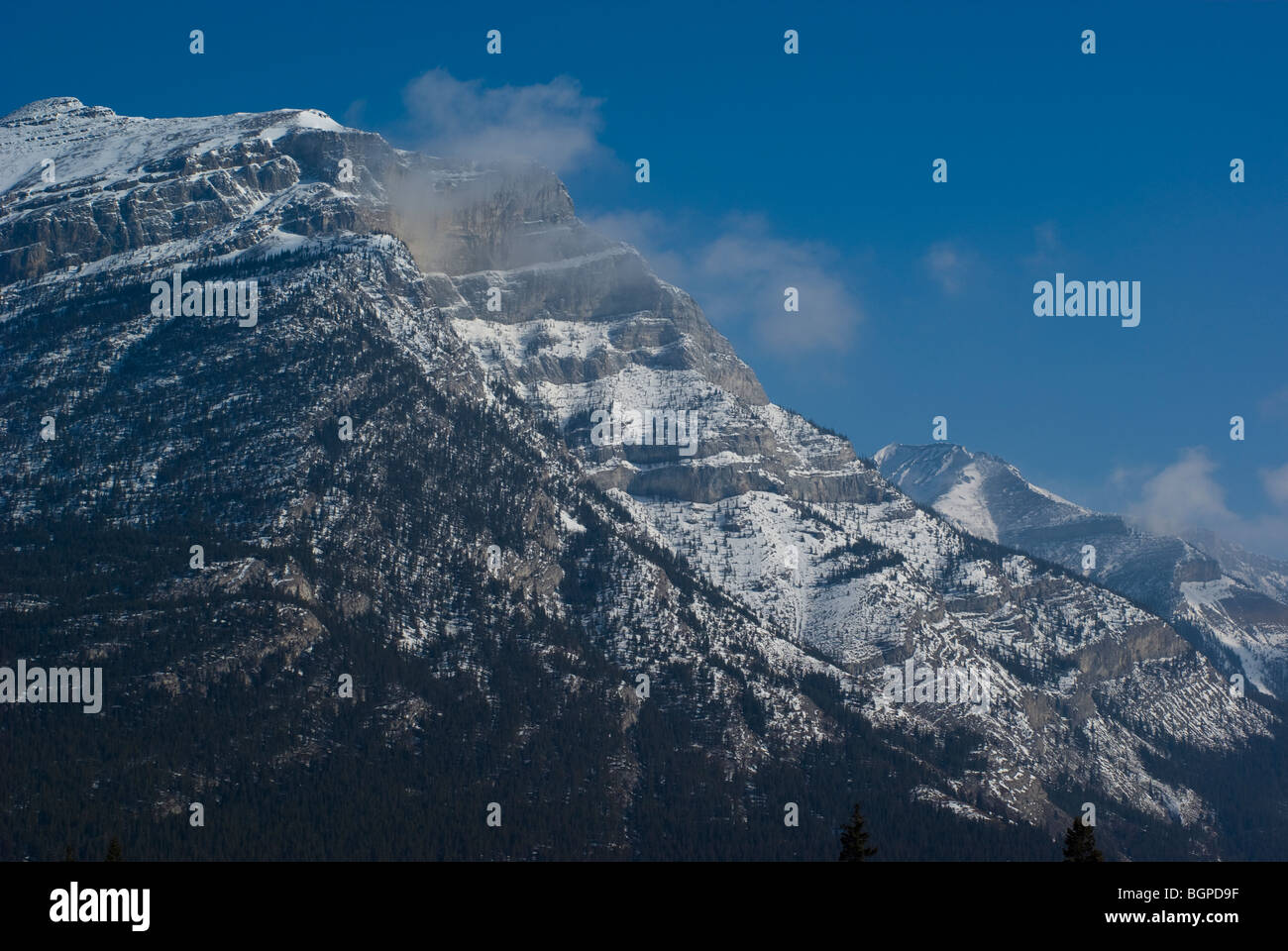 Blue sky blue sky scenic banff national park hi-res stock photography ...