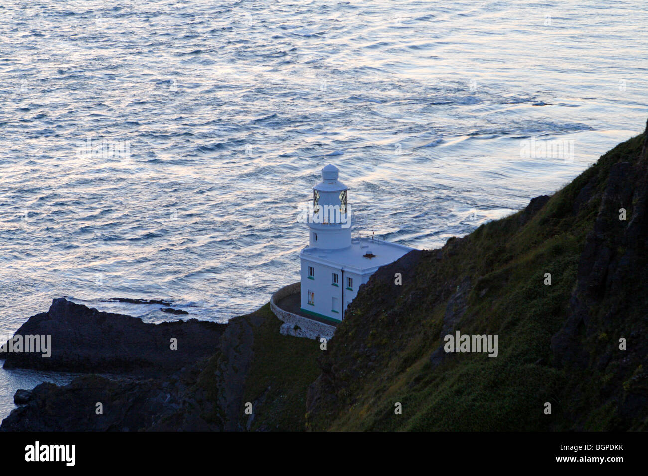 Hartland Point lighthouse devon uk Stock Photo - Alamy