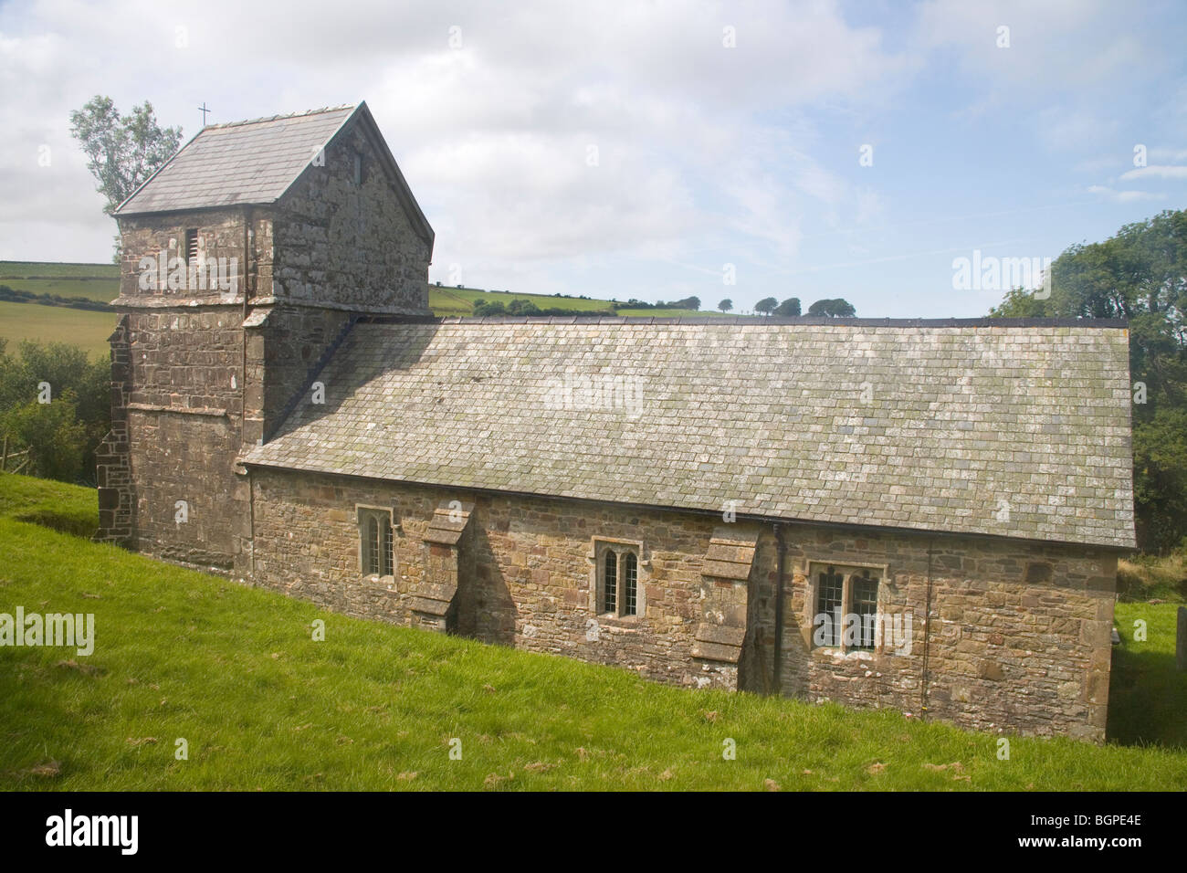 pero common church on exmoor Stock Photo - Alamy