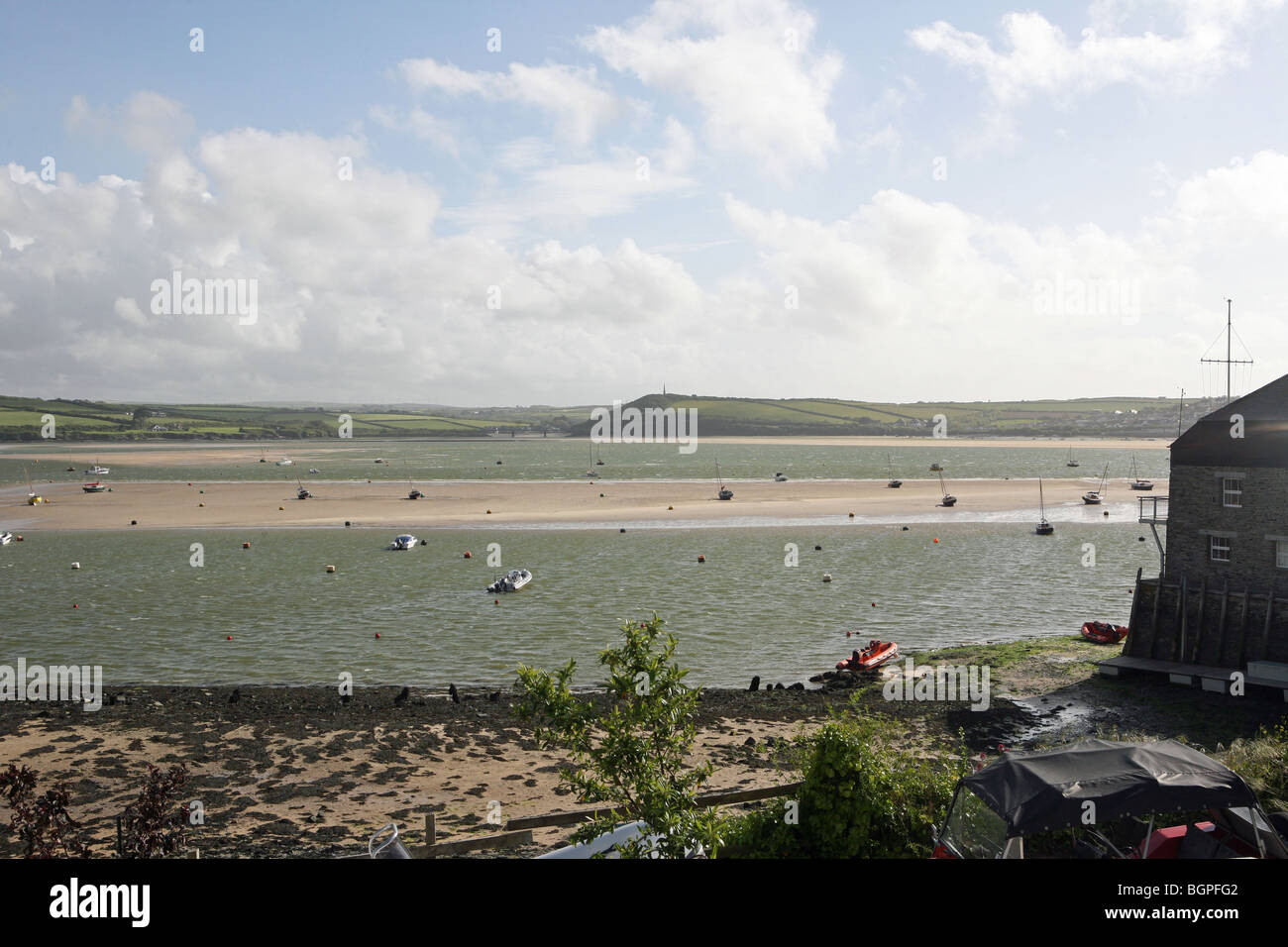 The Camel Estuary Cornwall England Stock Photo - Alamy