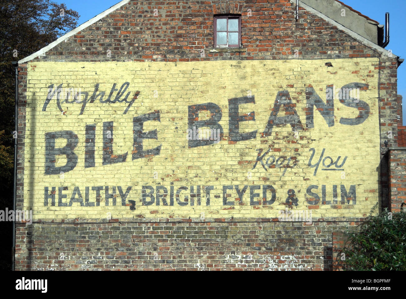 Bile beans advertising sign hi-res stock photography and images - Alamy