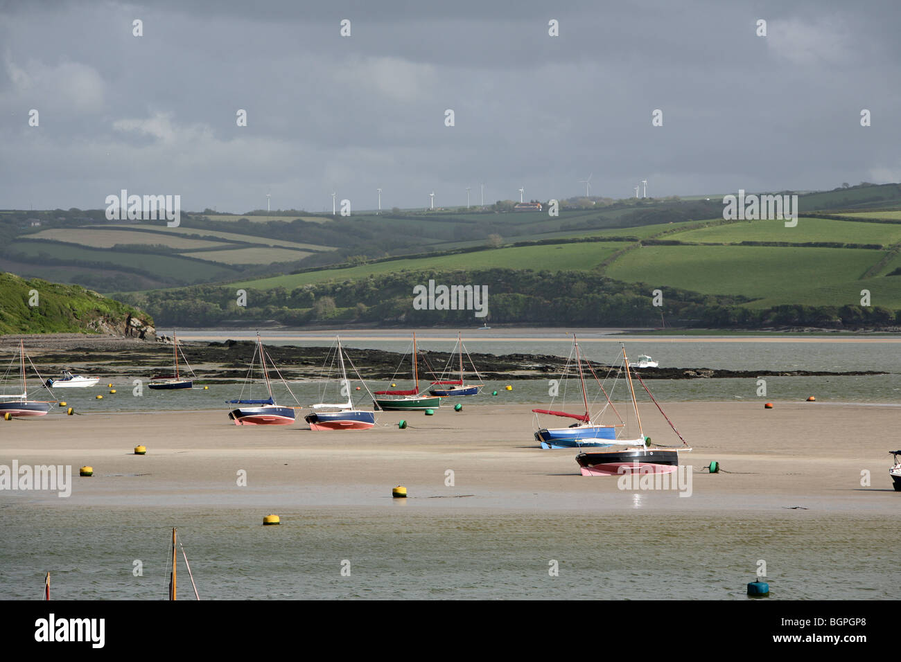 Camel Estuary Cornwall England UK Stock Photo - Alamy