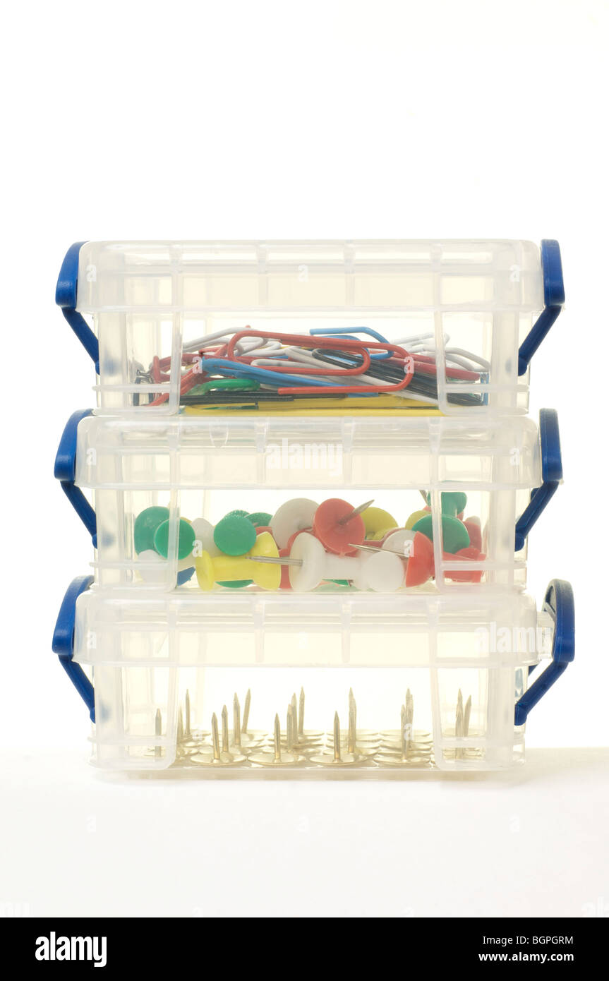 Paper Clips Drawing Pins High Resolution Stock Photography and Images ...