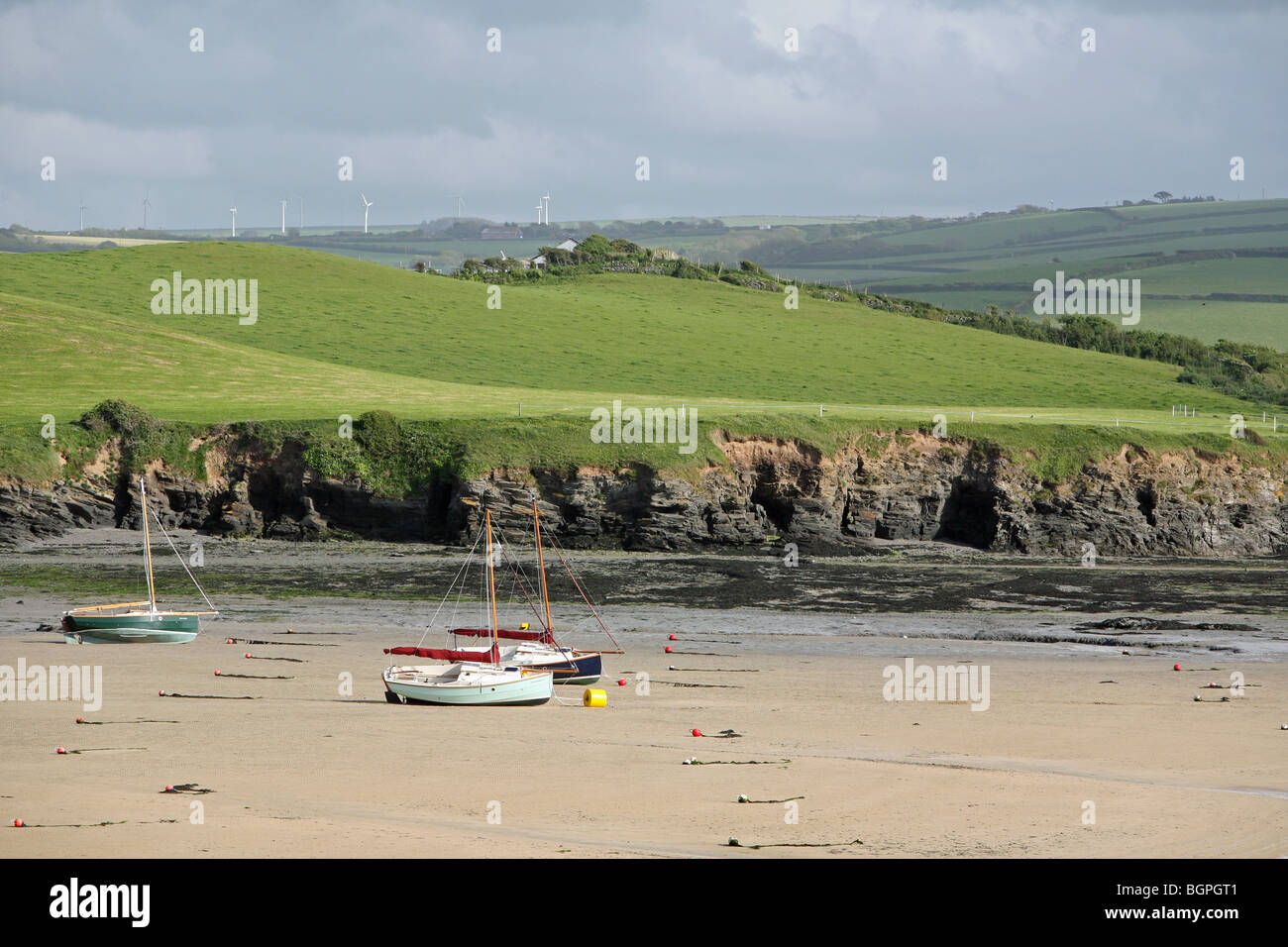 Camel Estuary Cornwall England UK Stock Photo - Alamy