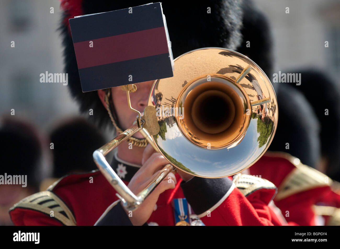 The Regimental Band of the Coldstream Guards Stock Photo - Alamy