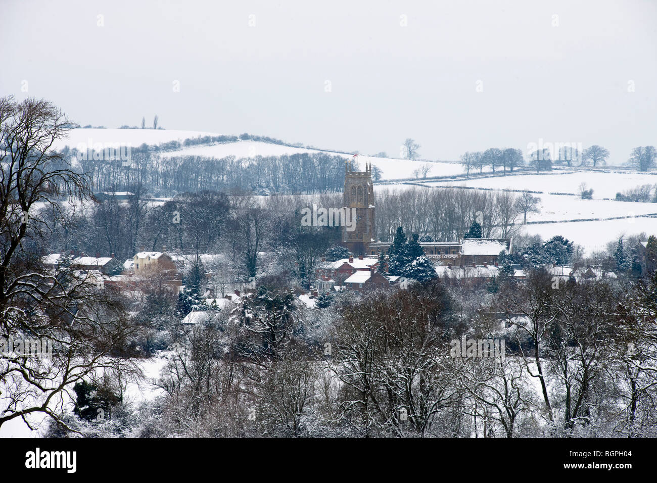 Brailes in winter Stock Photo - Alamy