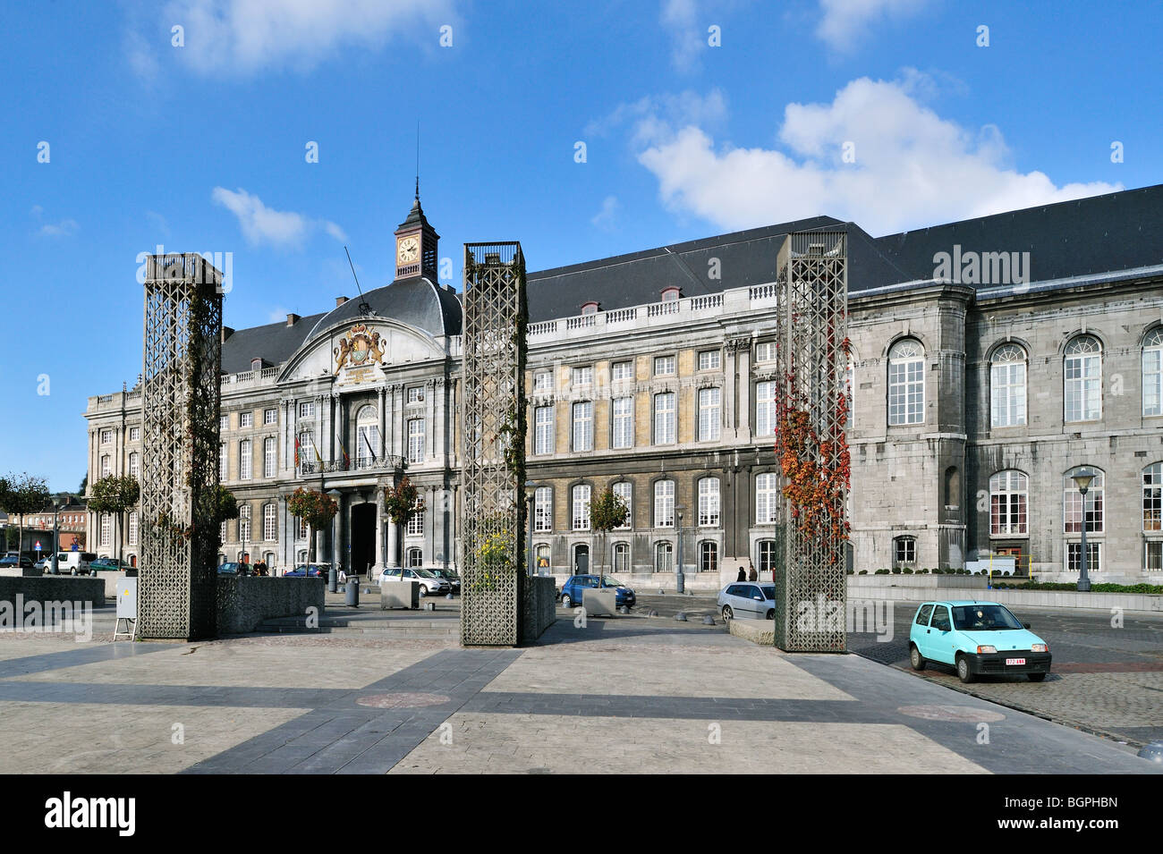 The 16th century palace of the Prince-Bishops of Liège at the Place ...