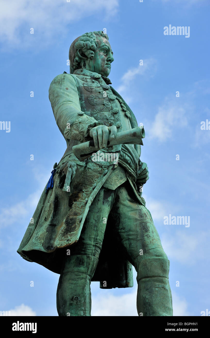 Statue of Prince Charles Alexander of Lorraine, Brussels, Belgium Stock ...