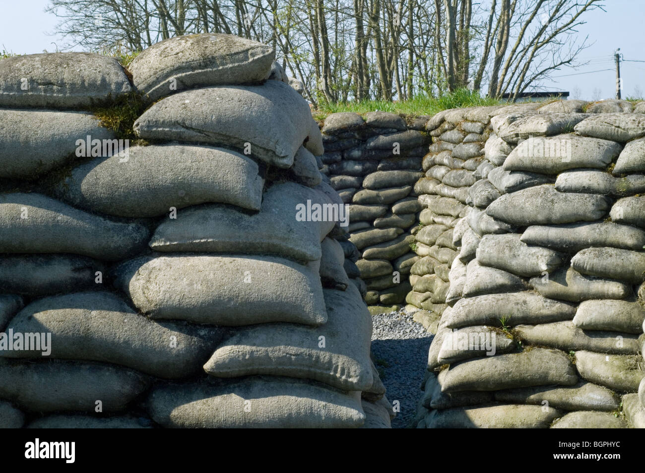Sandbags Wwi Trench High Resolution Stock Photography and Images - Alamy