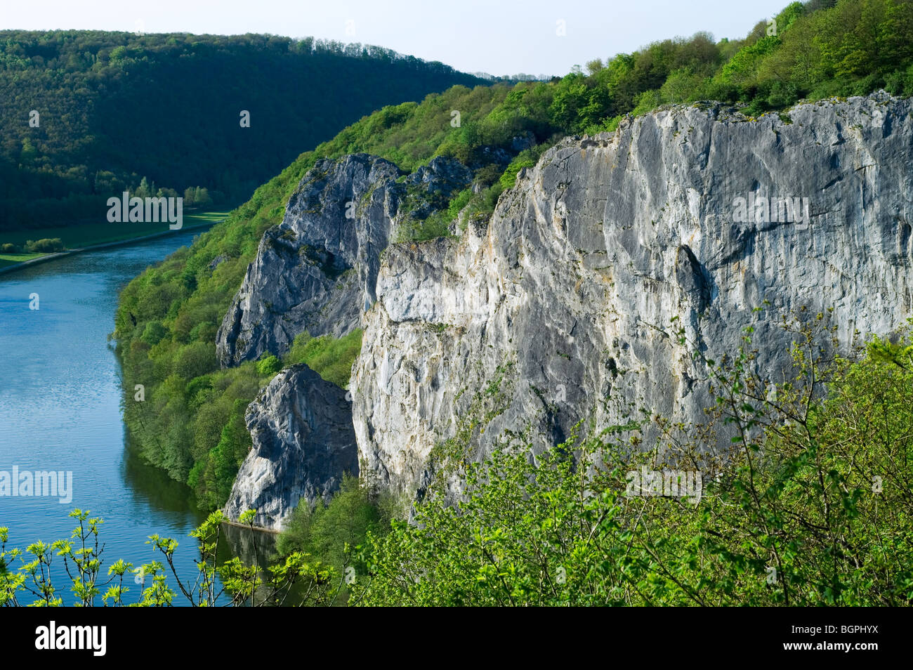 The rock face of Freyr used to practice rock climbing and ...