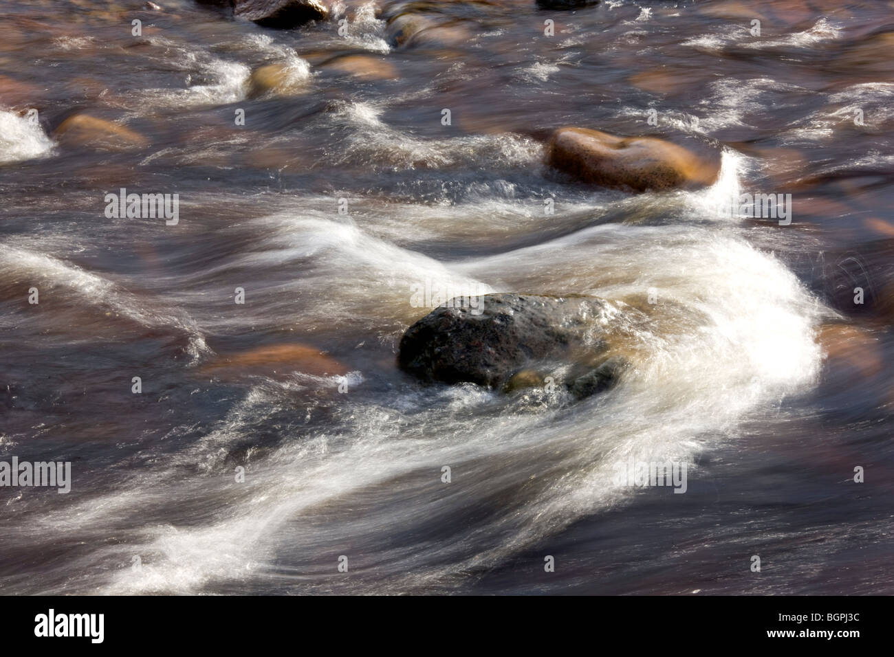 Waves along the shore Stock Photo - Alamy