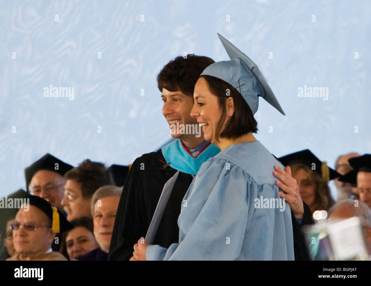 The GRADUATION ceremony of the class of 2009 at COLUMBIA UNIVERSITY ...