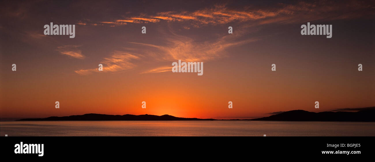 Sunset, Isle of Taransay, Scotland Stock Photo - Alamy