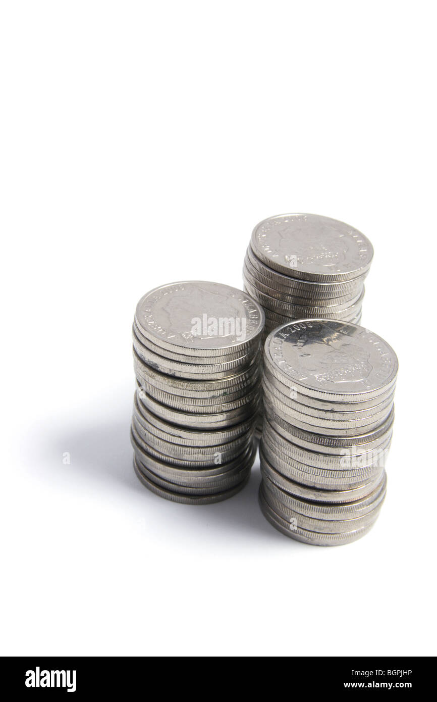 Australian money stacks hi-res stock photography and images - Alamy