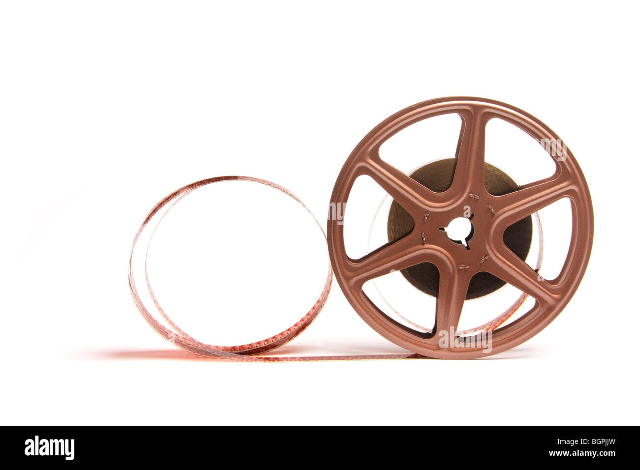Movie Film Reel Stock Photo - Alamy