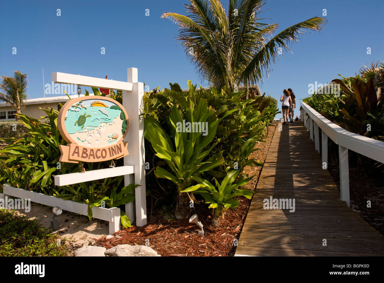 Abaco Inn, Hope Town, Abaco, Bahamas Stock Photo - Alamy