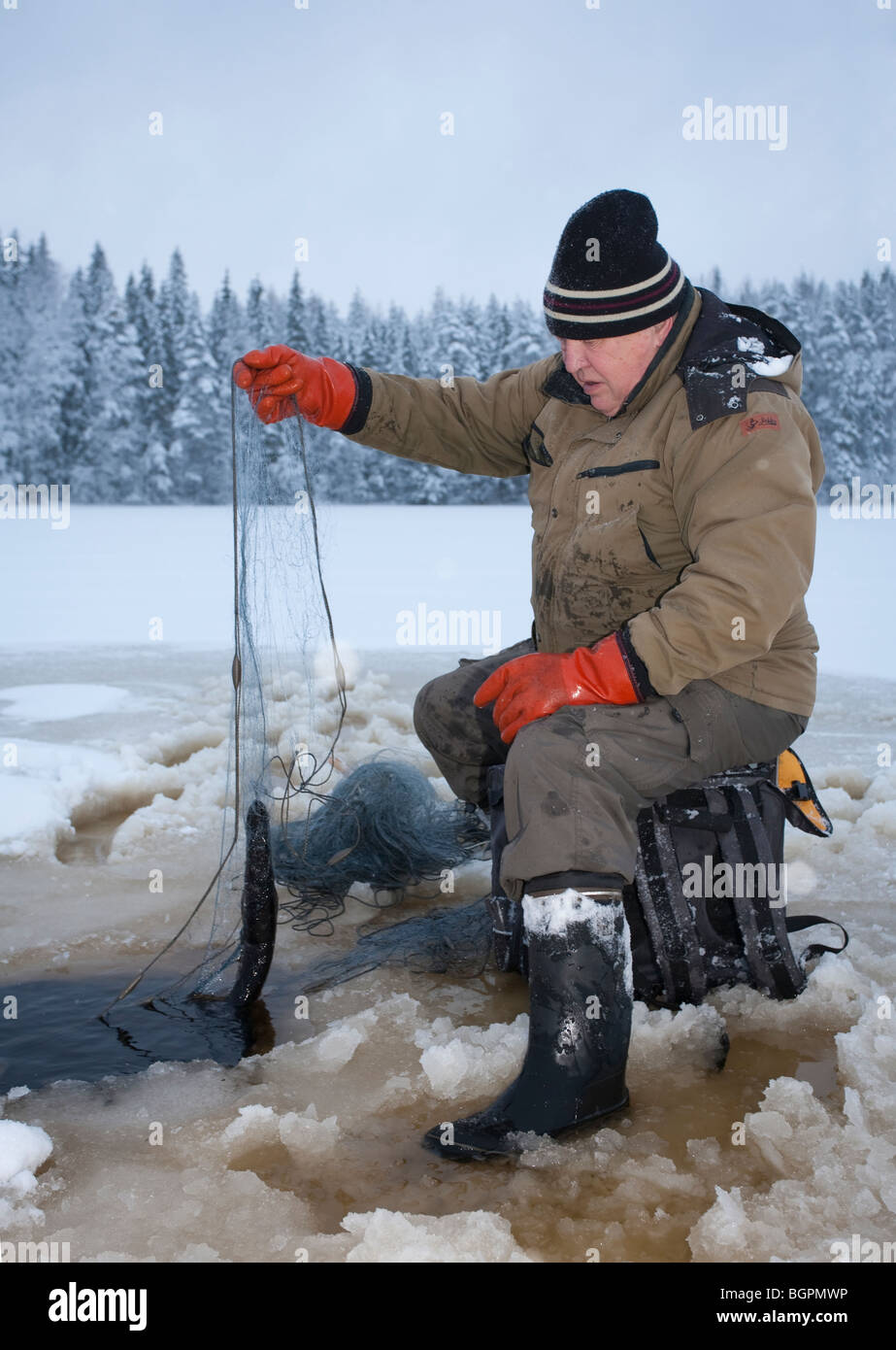Snow catching nets hi-res stock photography and images - Alamy