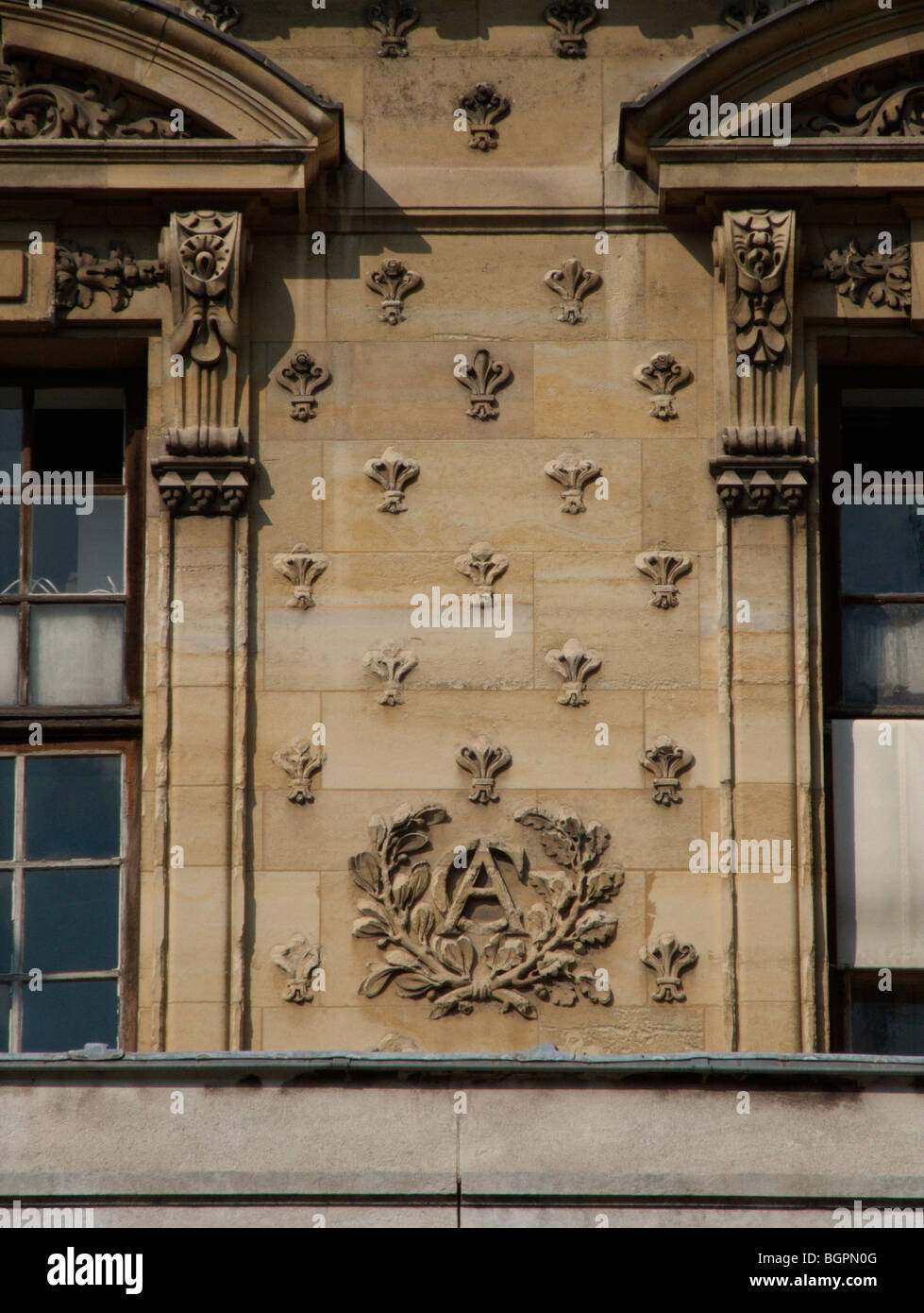Buildings inside the Justice Palace (Palais de la Justice). Ile de la ...