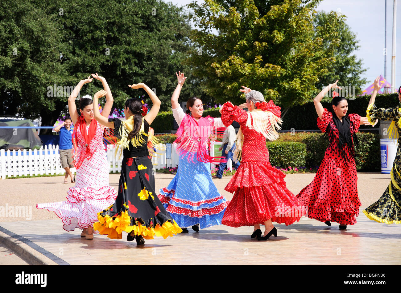 Flamenco dancers, Texas State Fair, Dallas, Texas, USA Stock Photo - Alamy