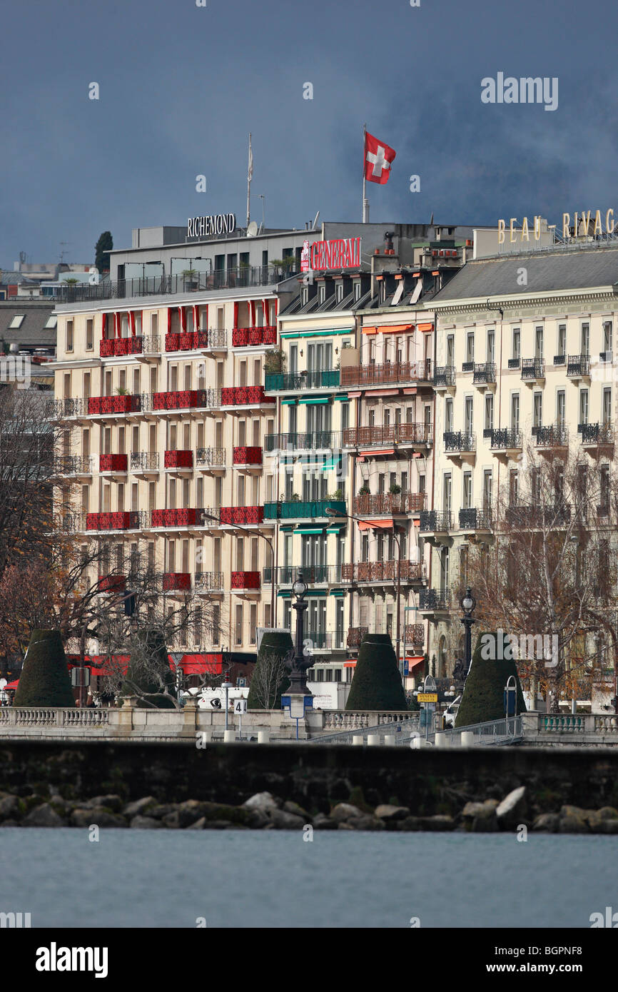 Geneva flag hi-res stock photography and images - Alamy