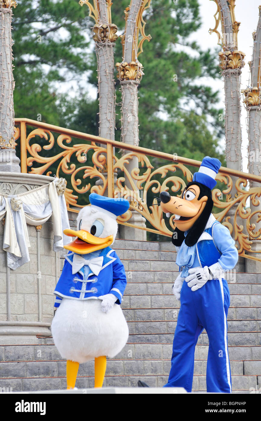 Donald Duck Disney World Magic Kingdom High Resolution Stock ...