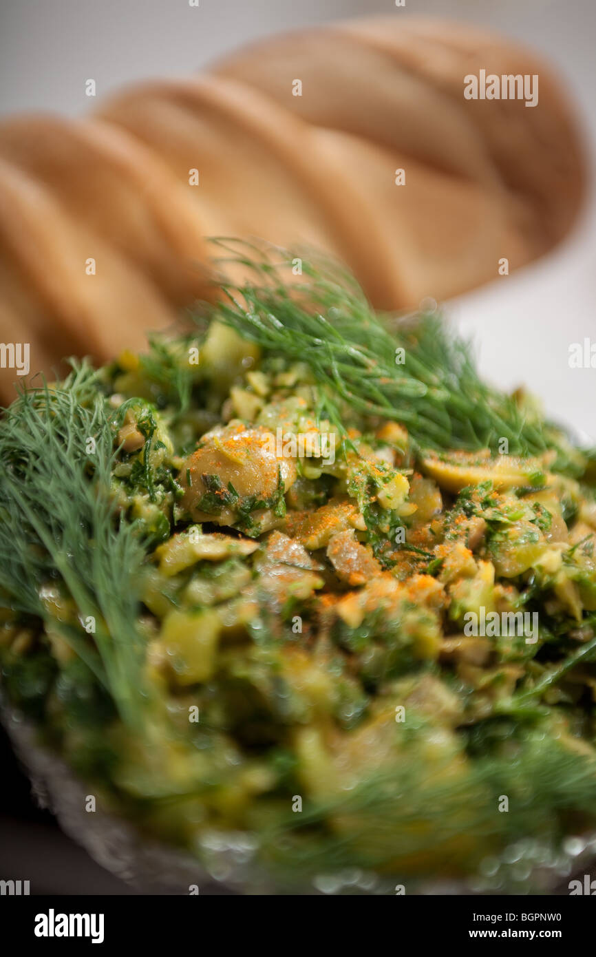 olive salad loaf of bread Stock Photo - Alamy