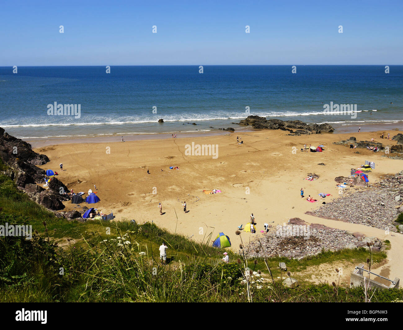 Woolacombe beach devon hi-res stock photography and images - Alamy