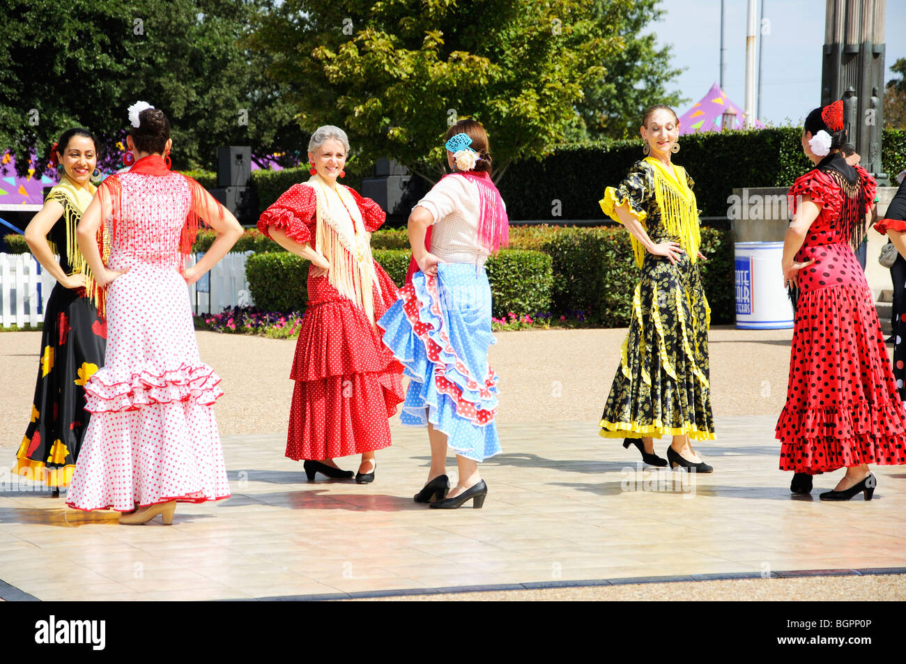 Flamenco dancers, Texas State Fair, Dallas, Texas, USA Stock Photo - Alamy