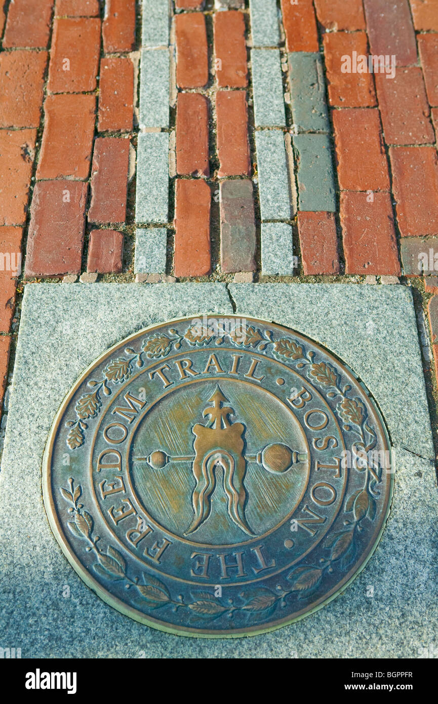 The freedom trail marker hi-res stock photography and images - Alamy